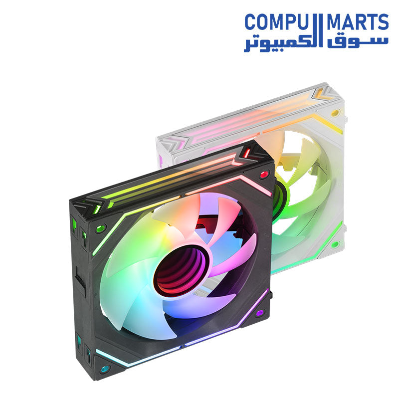 Mars Gaming MF-LINKFINITY , Modular PWM 120mm Fan – Compumarts Egypt