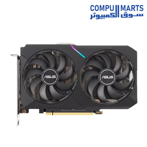 ASUS Dual AMD Radeon RX 6500 XT OC Edition 4GB GDDR6 Gaming Graphics C ...