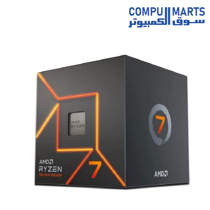 AMD Ryzen 7 7700 8-Core, 16-Thread Unlocked Desktop Processor – Compumarts - سوق الكمبيوتر