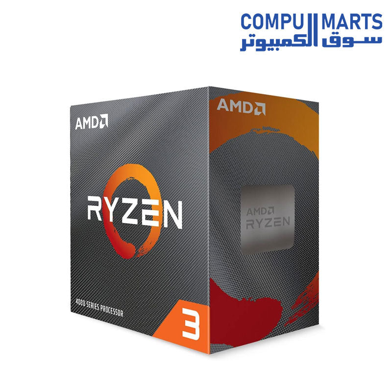 Processor AMD Ryzen 3 4100 4-Core (3.8GHZ-4.0GHZ) 4C/8T MPK ...