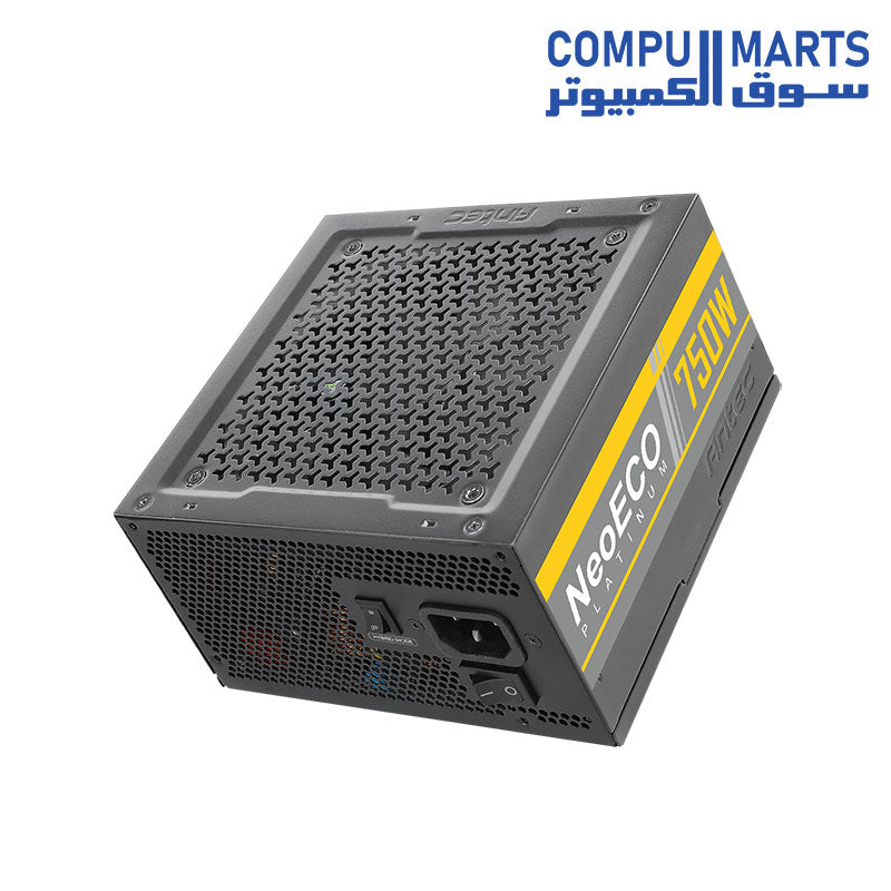 Power Supply Antec NeoECO NE750 750W 80+ Platinum Full Modular – Compumarts Egypt