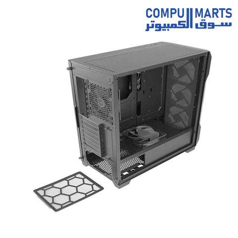 Case Antec DF600 FLUX 5Fan(3*120M ARGB) (2*120M) – Compumarts Egypt