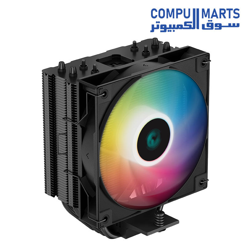 DeepCool AG400 BK ARGB Single-Tower CPU Cooler 120mm Static ARGB Fan D ...