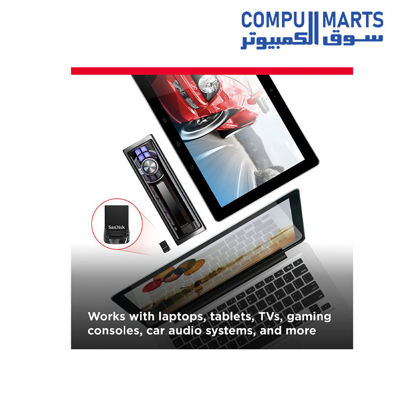 SanDisk Ultra Fit USB 3.1 Flash Drive – Compumarts - سوق الكمبيوتر