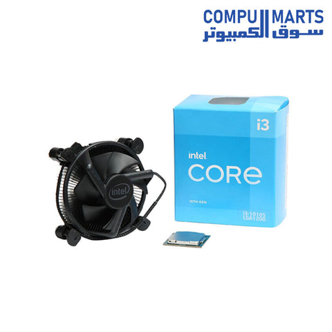 Intel Core i3 10105 core (4 Core) 3.70 GHz Processor – Compumarts Egypt