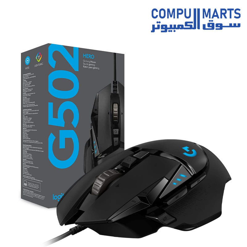 Logitech G502 HERO High Performance Gaming Mouse – Compumarts - سوق ...