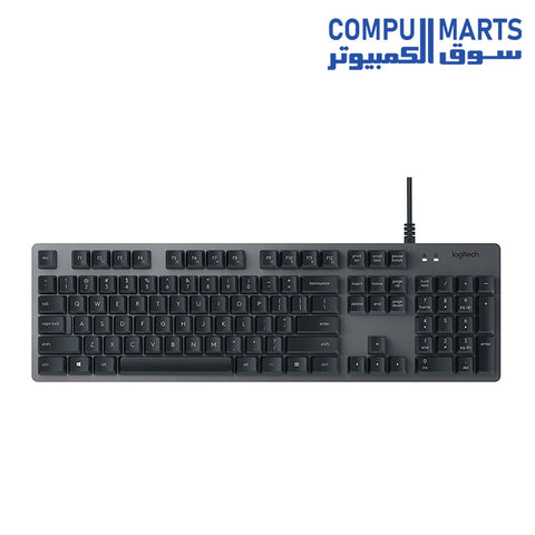 Logitech K840 Mechanical Keyboard with Romer G mechanical Switches for ...