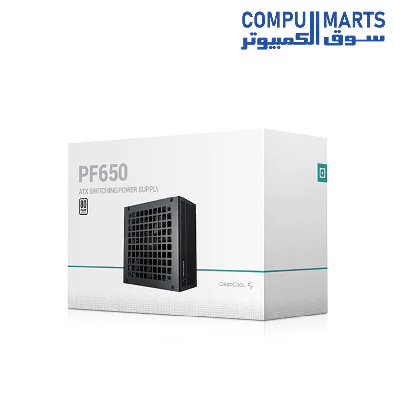 DEEPCOOL PF650 650 Watt, 80 Plus Standard Power Supply/PSU for Gaming ...