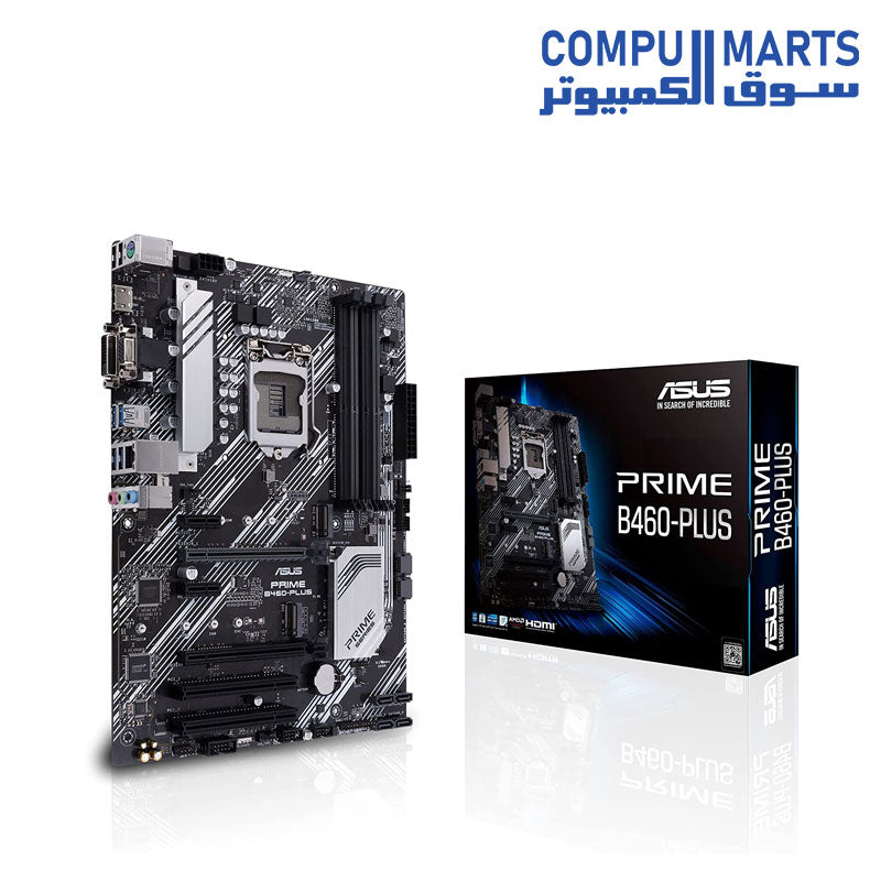 ASUS Prime B460-PLUS LGA 1200 (Intel 10th Gen) ATX Motherboard ...