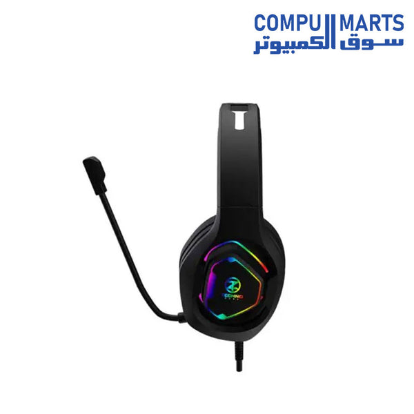 Techno Zone K61 Gaming Headphones 3.5mm 1 Jack with USB – Compumarts ...