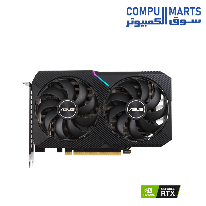 ASUS Dual GeForce RTX 3060 V2 OC Edition 12GB GDDR6 GRAPHIC CARD ...